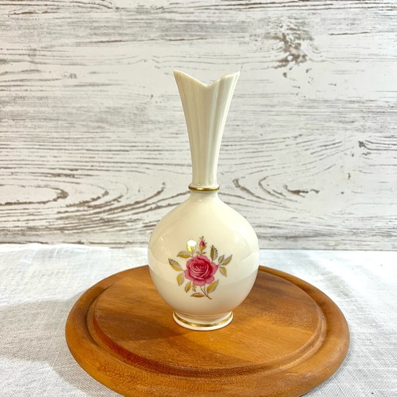 Lenox | Accents | Lenox Bud Vase Pink Rose Gold Gift Decor | Poshmark